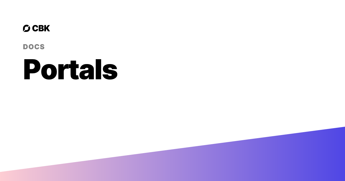 Portals