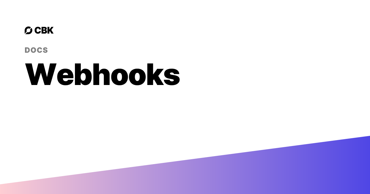 Webhooks