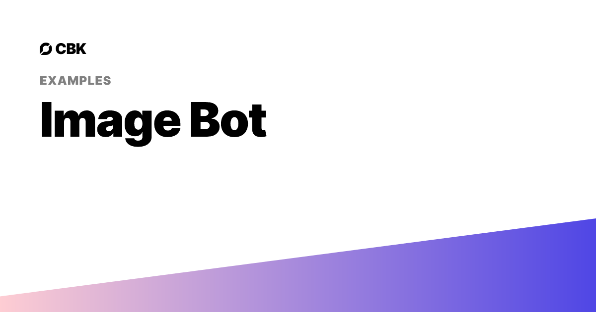 Image Bot | AI ChatBot