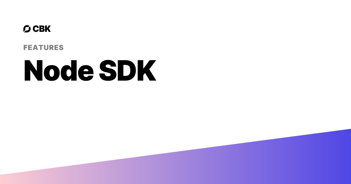 Node Sdk 