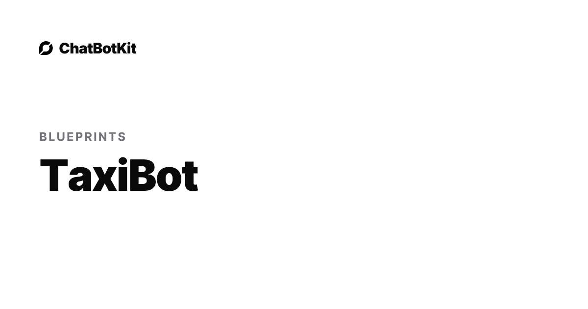 TaxiBot