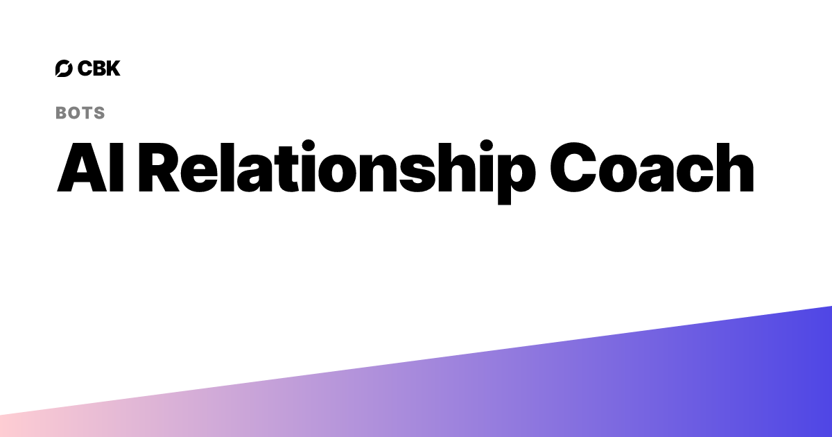 AI Relationship Coach