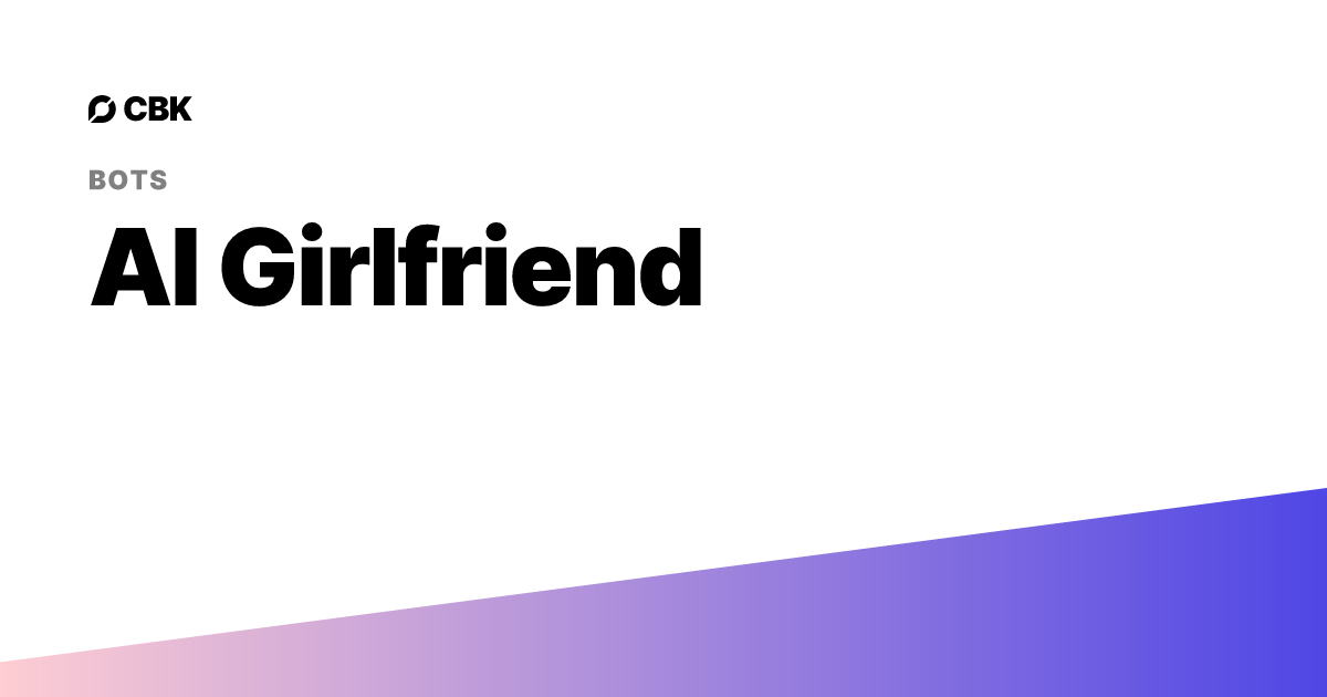 AI Girlfriend