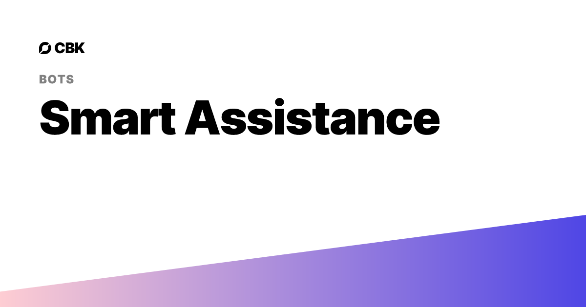 Smart Assistance