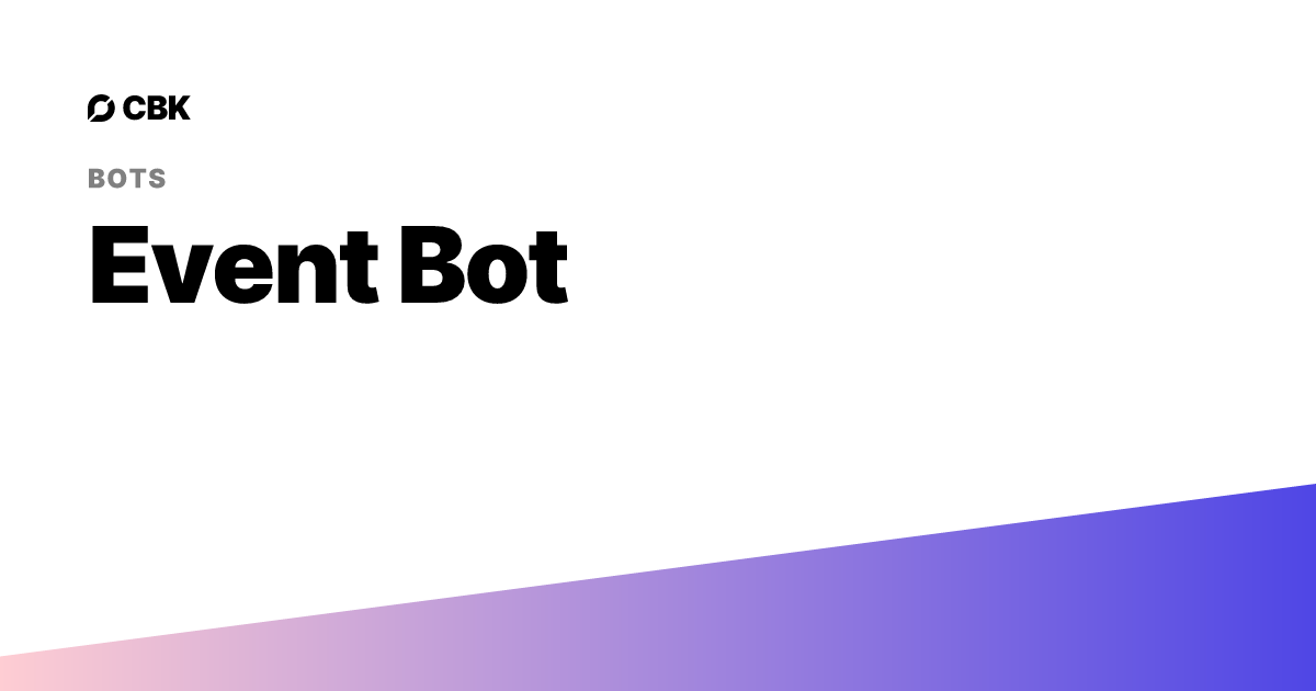 Event Bot