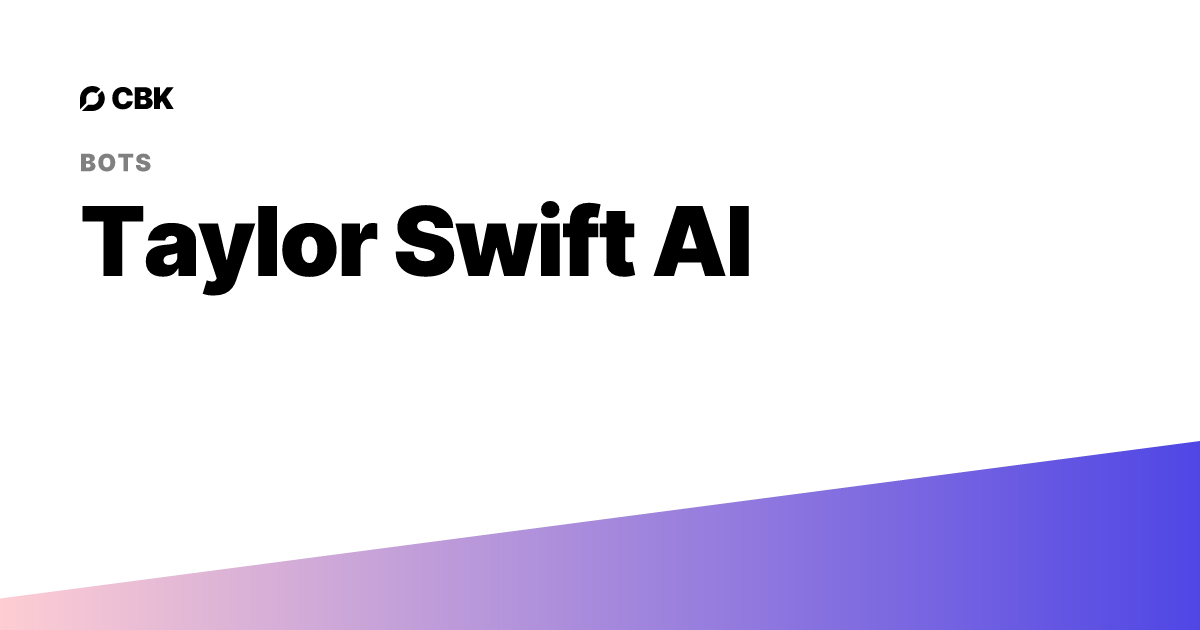 Taylor Swift AI