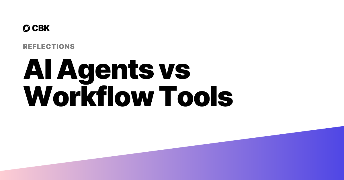 AI Agents vs Workflow Tools